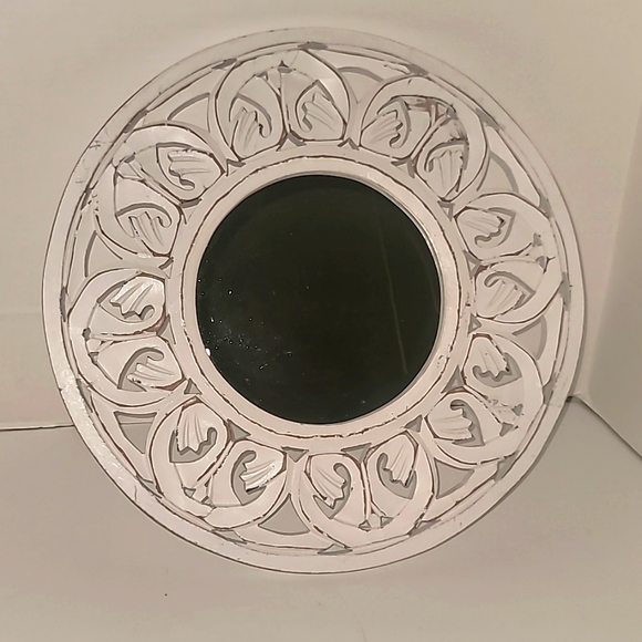 Wall Decor | Wooden Handcrafted Mirror | Poshmark